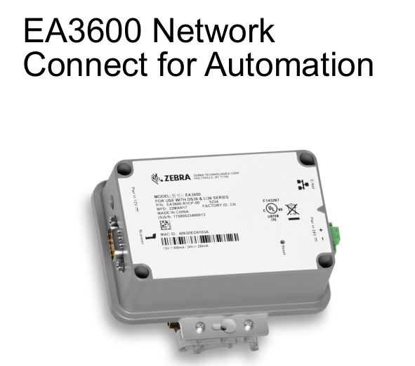 zebra EA3600以太网通讯模块自动化模块profinet协议模块西门子PLC通讯模块-普识科技-上海普识代理